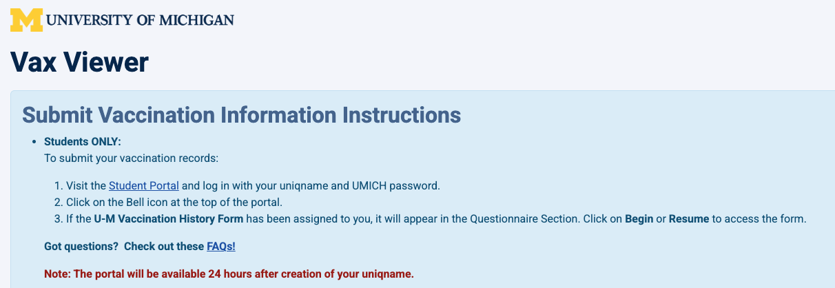 FAQs | U-M Health Response